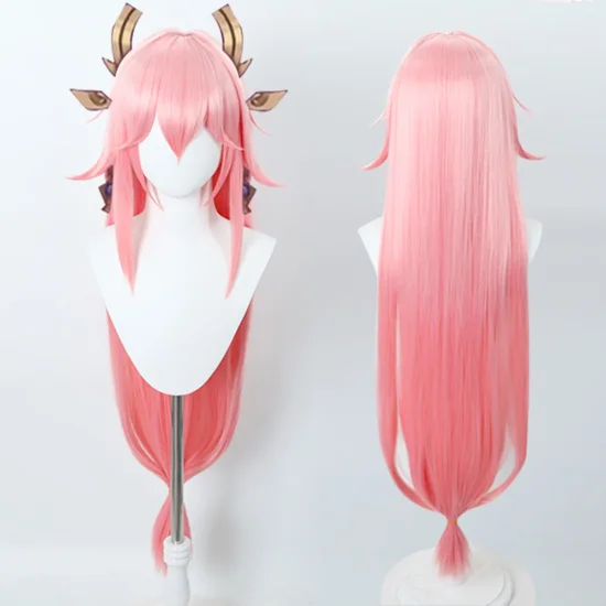 Genshin Impact Anime Cosplay Synthetic Hair Wig - Yae Miko - Kospleja ...